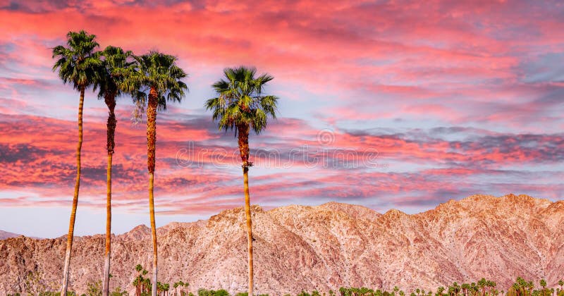 San Jacinto Mountain, Palm Springs, California Stock Image - Image of ...