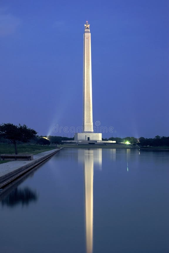 San Jacinto in the Night Lights. Stock Photo - Image of reflection ...