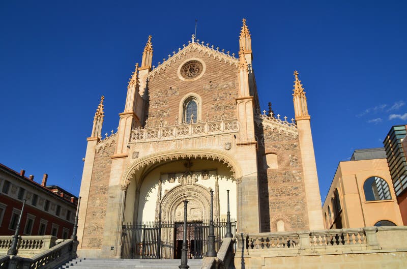 San Jeronimo El Real Church, Madrid Stock Photo - Image of culture ...