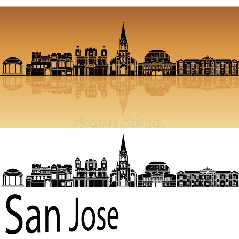 San Jose Skyline Stock Illustrations – 302 San Jose Skyline Stock ...