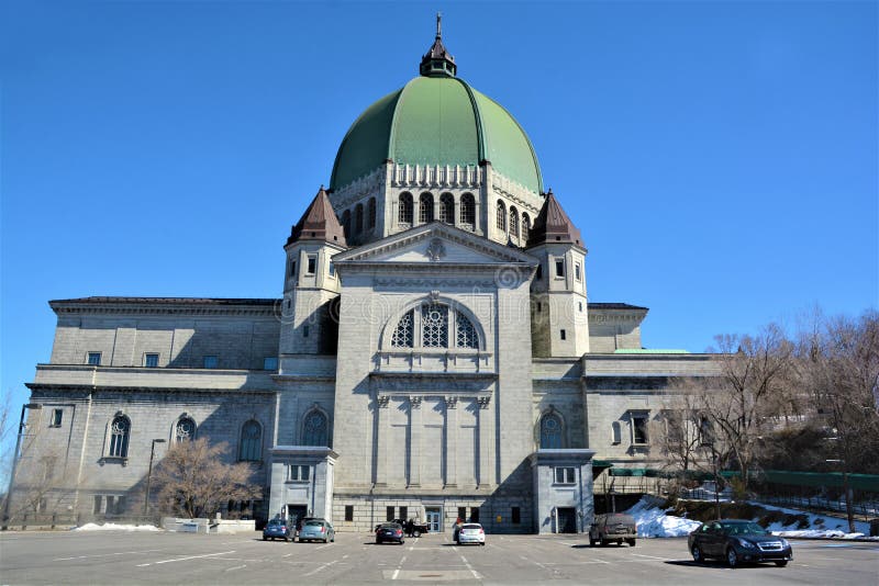 San Joseph Oratory Del Supporto Reale Immagine Editoriale - Immagine di ...
