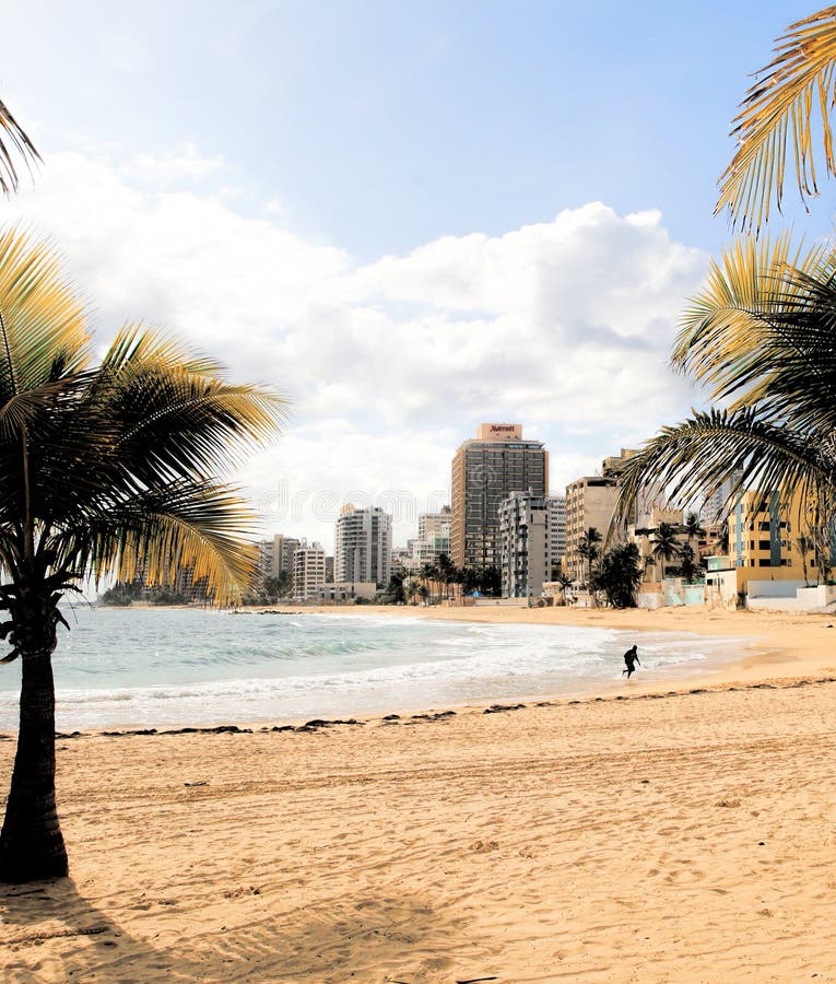 San Juan Beach, Puerto Rico Foto de archivo editorial - Imagen de rico ...