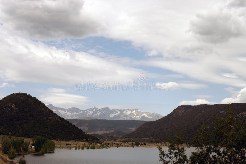 San Juan Mountains of Colorado in Spring Stock Image - Image of rocky ...