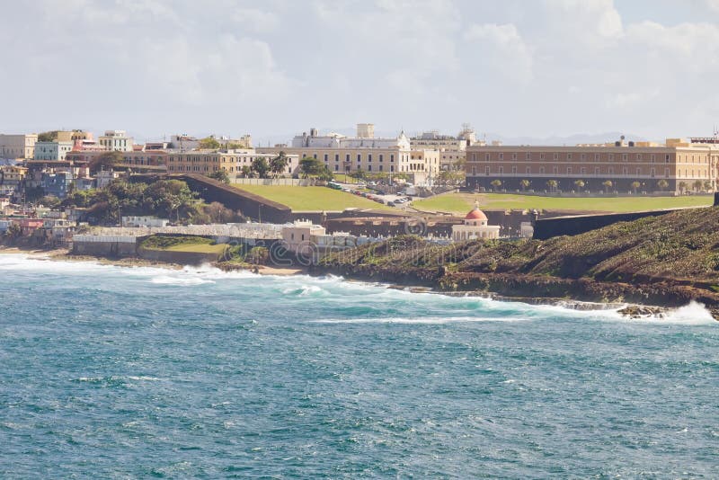 San Juan, Porto Rico fotografia stock. Immagine di litorale - 18968044