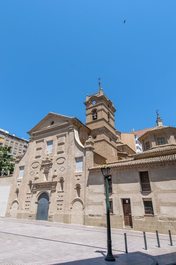 San Lorenzo Church in the Center of Huesca City, Spain Editorial Photo ...