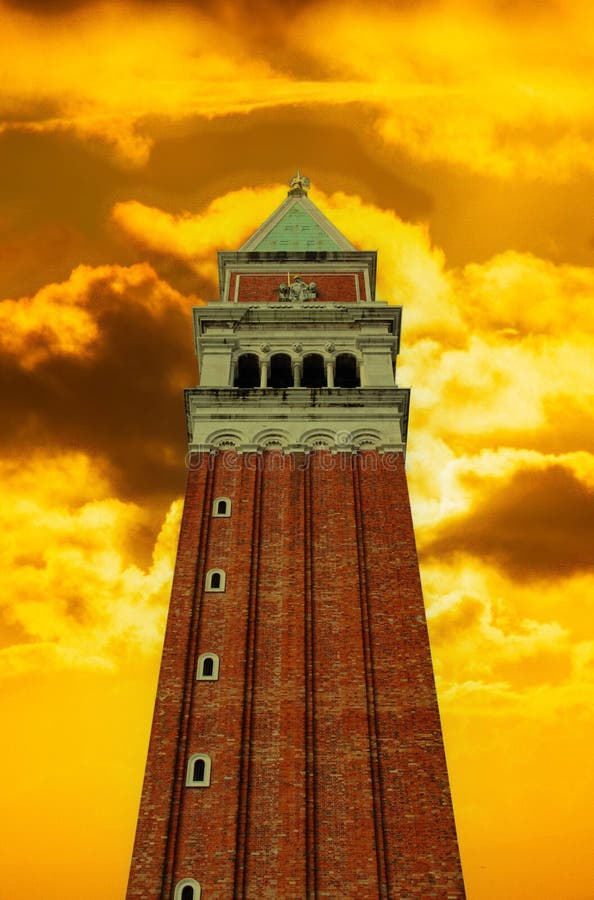 San Marco Bell Tower stock image. Image of italia, trip - 286101103