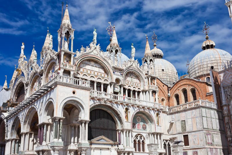 San Marco Cathedral stock image. Image of famous, blue - 35858389