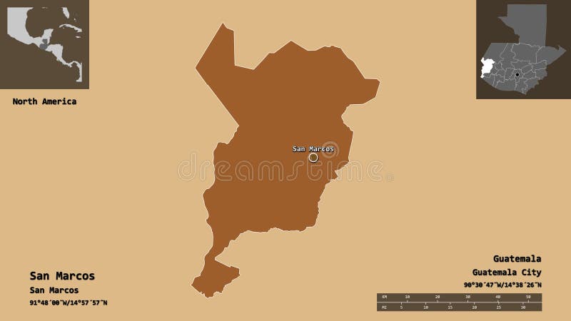 San Marcos Department Republic of Guatemala, Departments of Guatemala ...