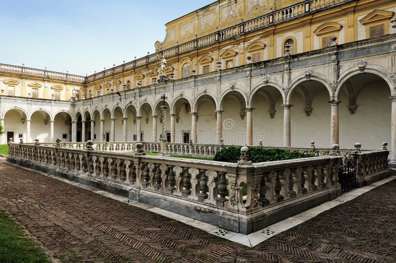 San Martino Cartesian Monastery, Naples, Italy Stock Image - Image of ...