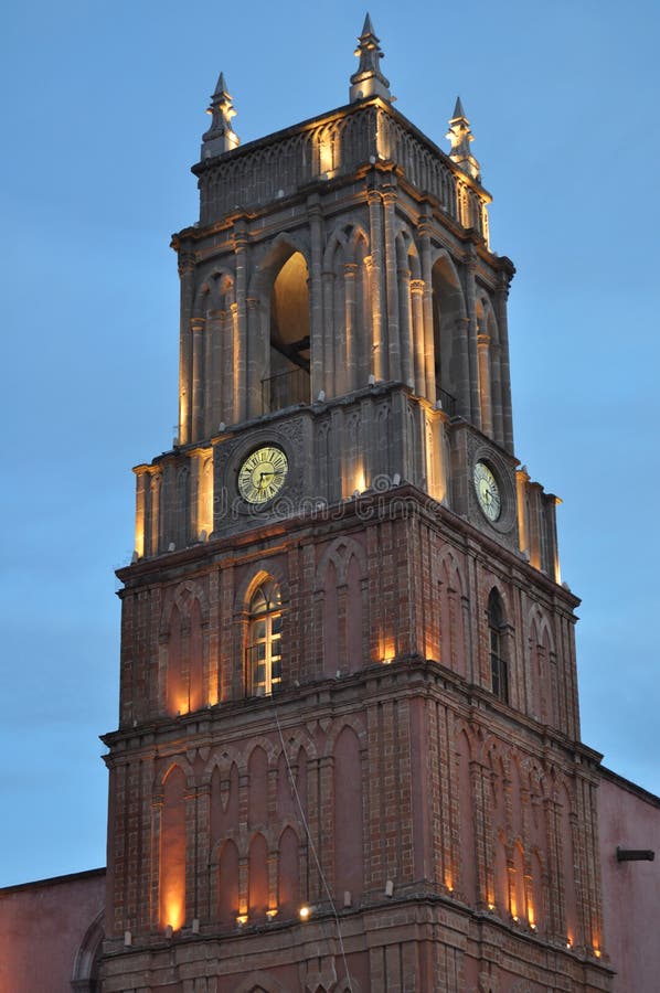 San Miguel De Allende Clock Tower Stock Photos - Free & Royalty-Free ...