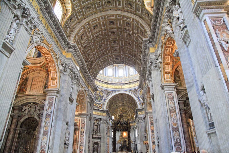 San Pietro Basilica, Vatican, Rome Editorial Photography - Image of ...