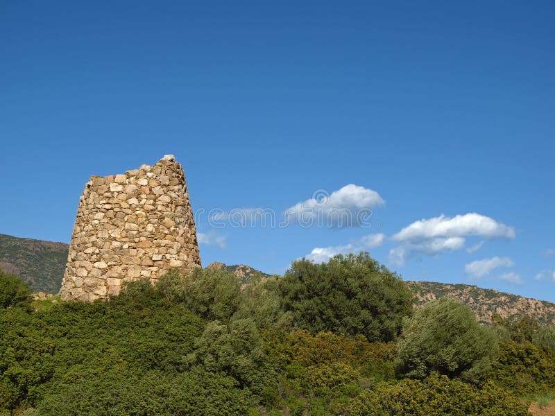 San Priamo, Old Tower, Sardinia, Utaly Stock Photo - Image of south ...