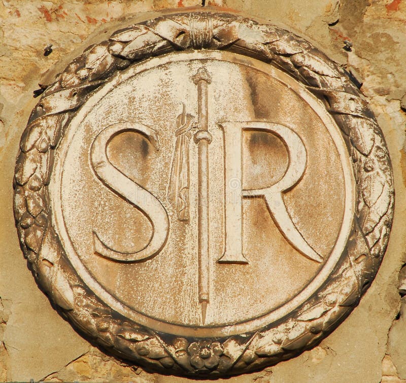 San Rocco symbol editorial stock image. Image of round - 111004699