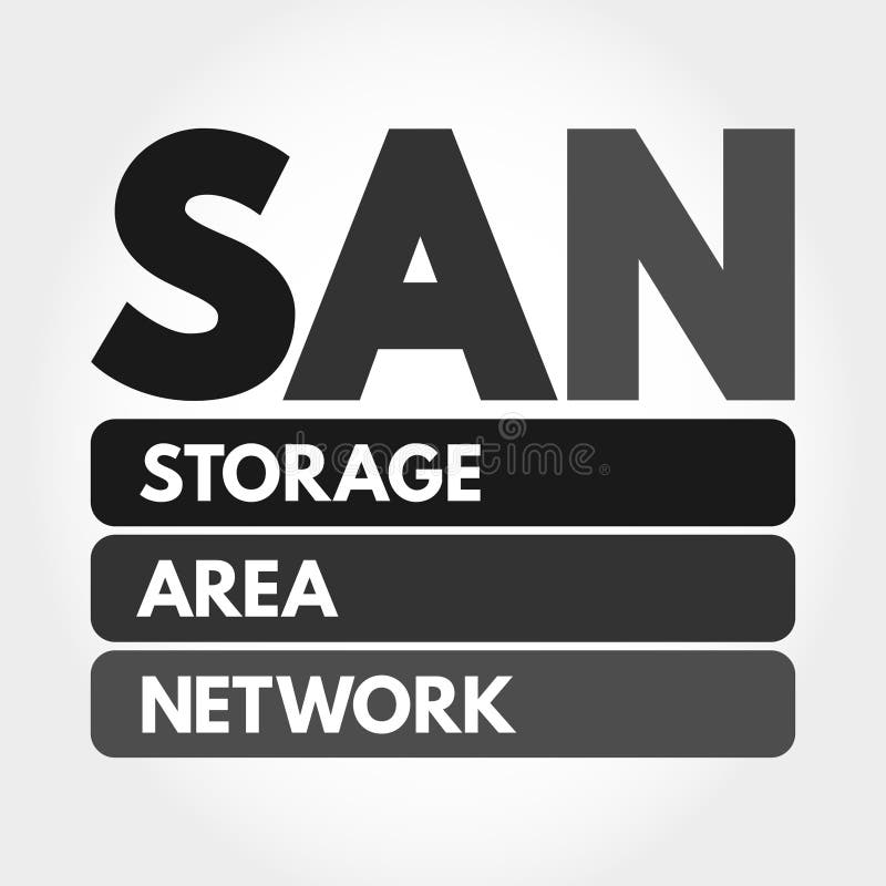 San Storage Area Network Stock Illustrations – 27 San Storage Area ...