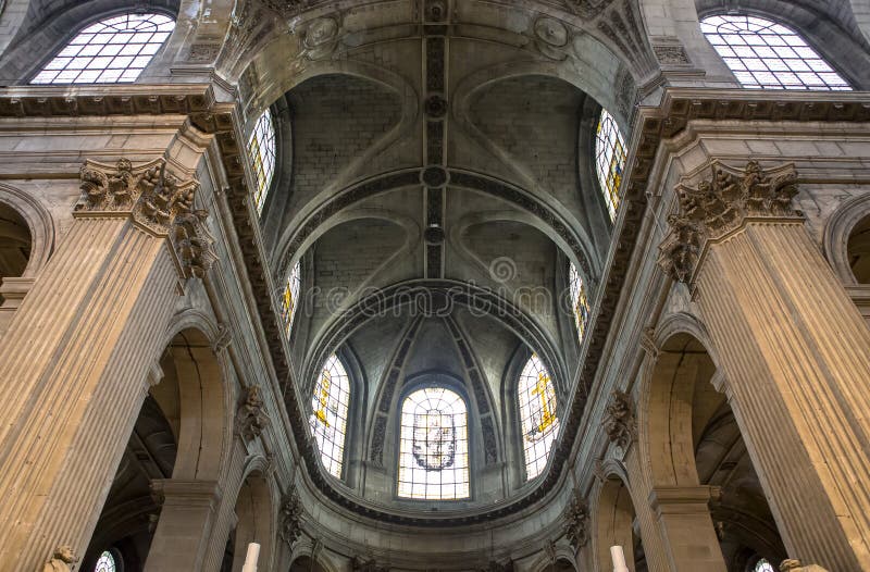 San Sulpice, Parigi, Francia Di Eglise Immagine Stock Editoriale ...