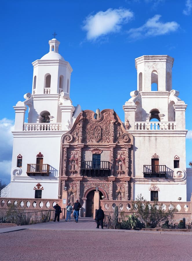 San Xavier Mission stock photo. Image of america, dome - 35101116