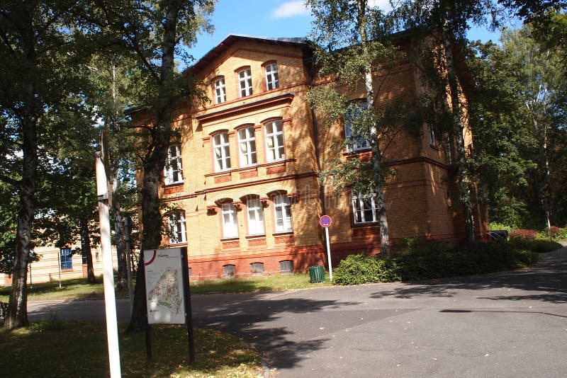 Wittenau sanatorium fotografering för bildbyråer. Bild av utanför ...