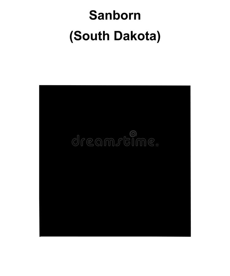 Sanborn outline map stock vector. Illustration of border - 361759799