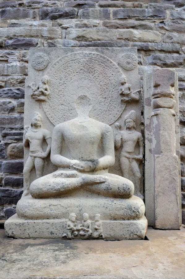 Sanchi Stupa. stock image. Image of architecture, asian - 35585039