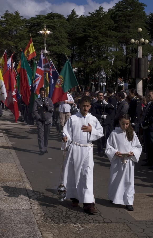 Sanctuary Fatima - 13 MAY editorial stock image. Image of christian ...