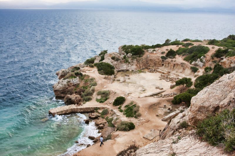 Sanctuary of Hera stock image. Image of outdoor, ireon - 12441147