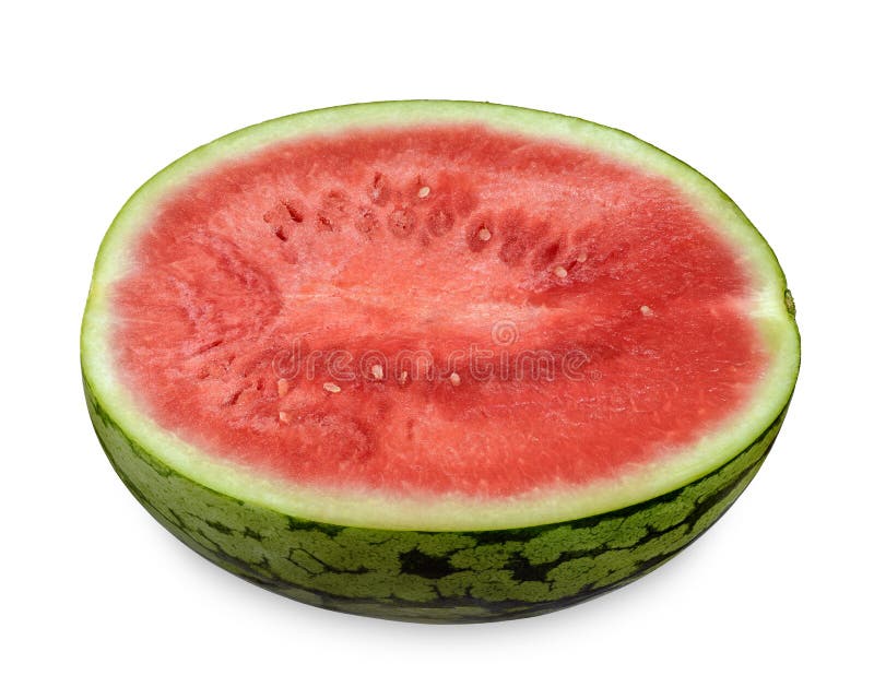 Sandía partida en dos foto de archivo. Imagen de coma - 7000852