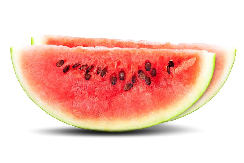 Sandía cortada foto de archivo. Imagen de blanco, rebanada - 29397074