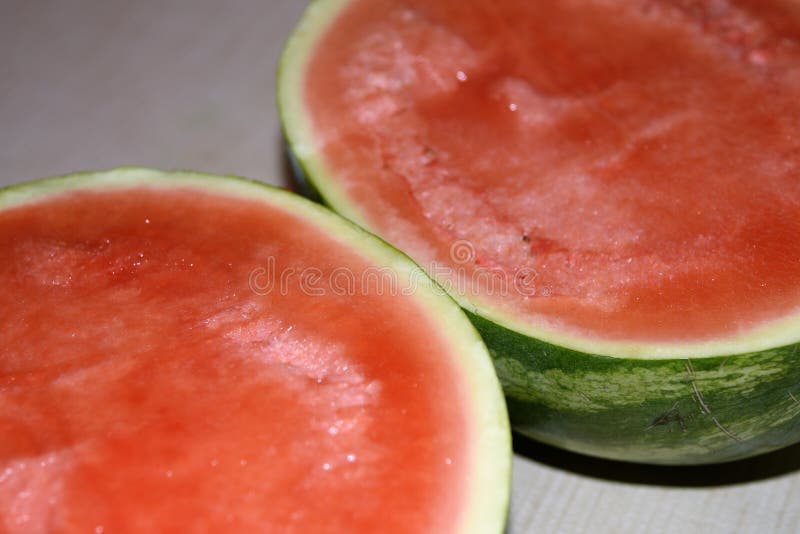 Sandía Sin Semillas Deliciosa Imagen de archivo - Imagen de rojo, fruta ...