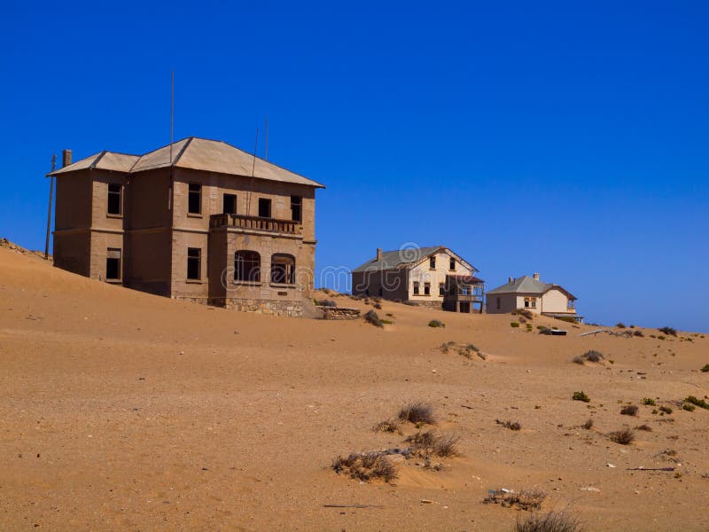 Kolmanskop Ghost Town, Namibia Stock Image - Image of dusty, desert ...