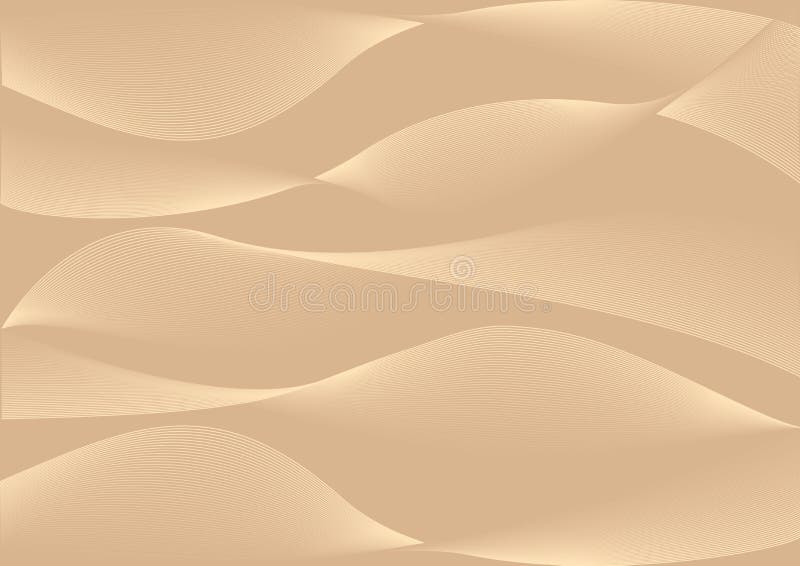 Sand Abstract Background with Waves. Vector Stock Illustration ...