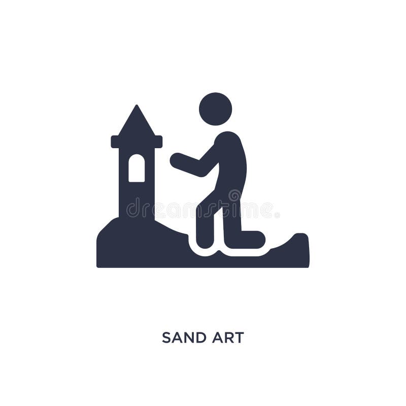 Sand Icon on White Background. Simple Element Illustration from General ...