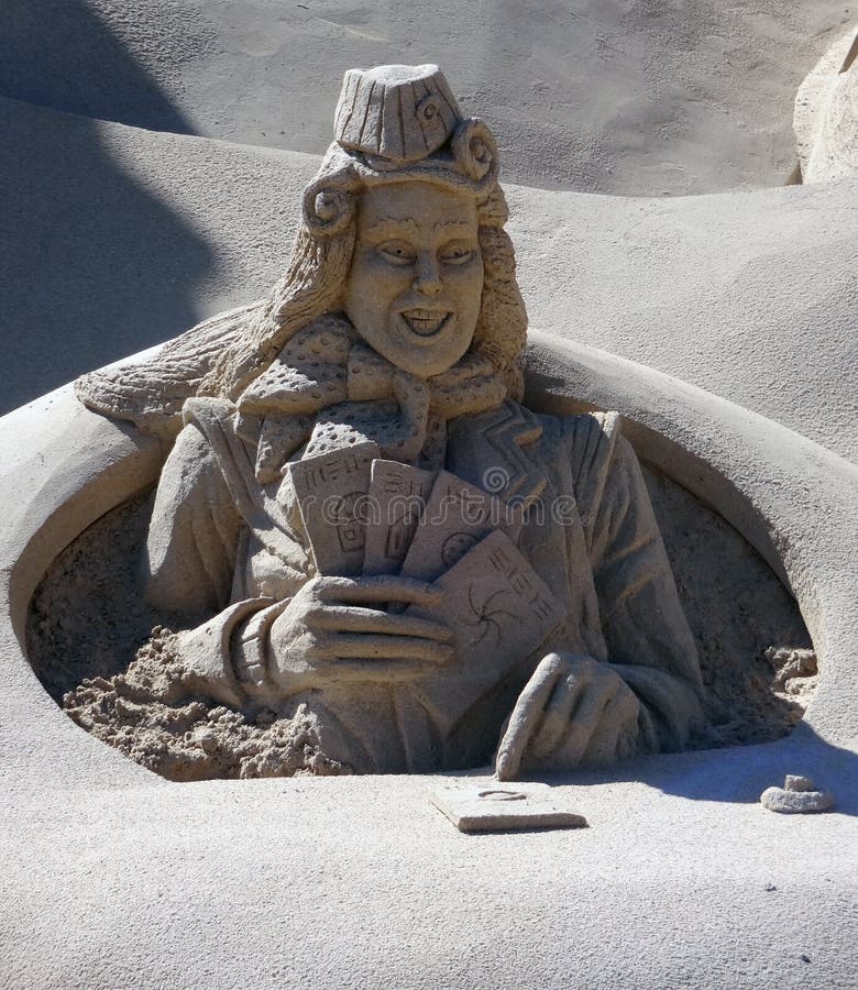 Sand art stock image. Image of oldman, sand, arts, cards - 68188805