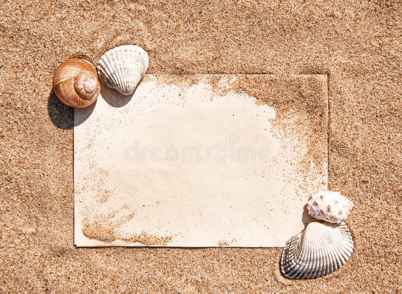 Sand Background with Old Wood and Rope Stock Image - Image of nature ...