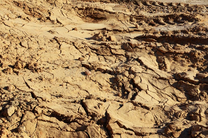 Sand Background Structure. Rock Texture during Earthworks. Sand and ...