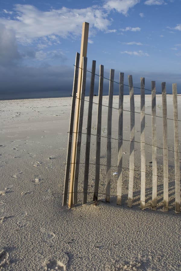 Sand And Barrier Picture. Image: 3350446