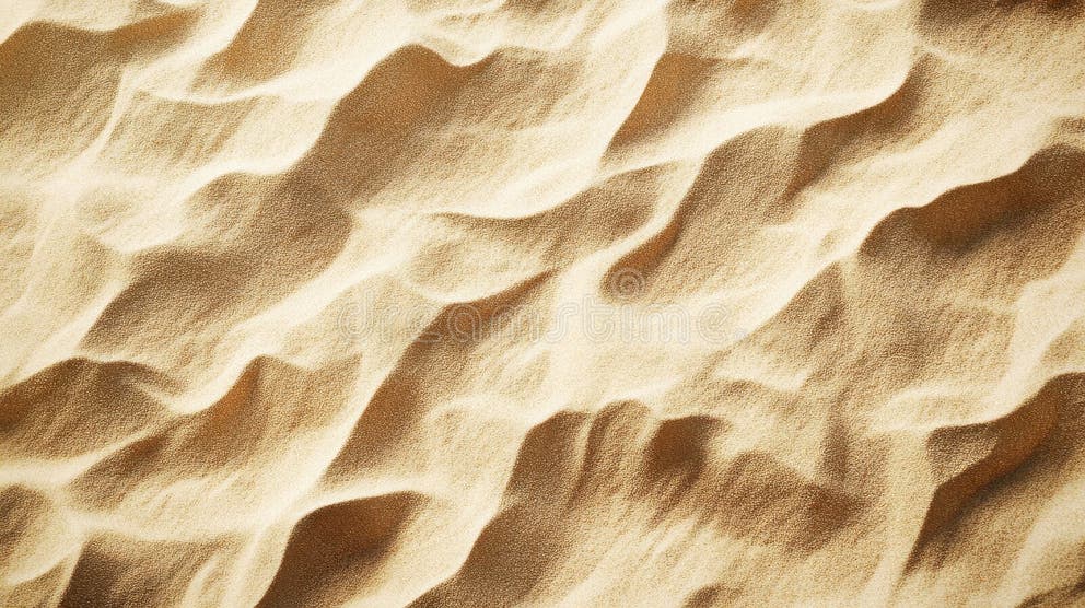 Sand on the Beach, Abstract Background. Beige Beach or Desert Sand with ...