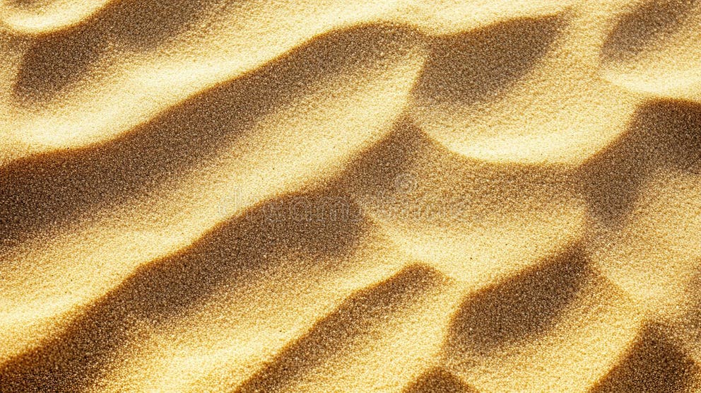 Sand on the Beach, Abstract Background. Beige Beach or Desert Sand with ...
