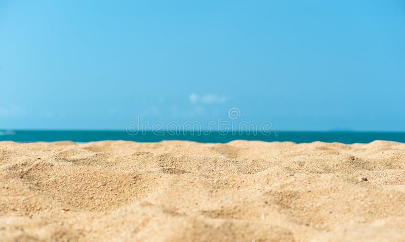 Beautiful sandy beach stock image. Image of horizon - 111471317