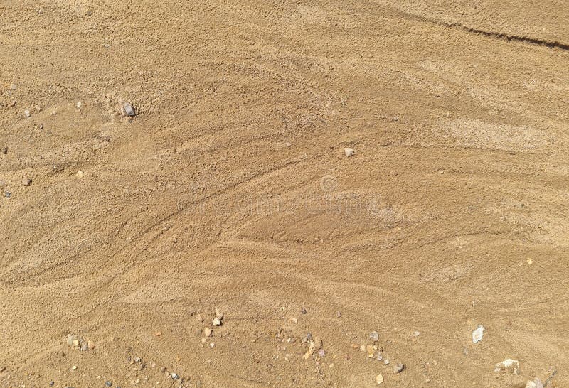 Sand on the Beach As an Abstract Background. Sand Deposits after Water ...