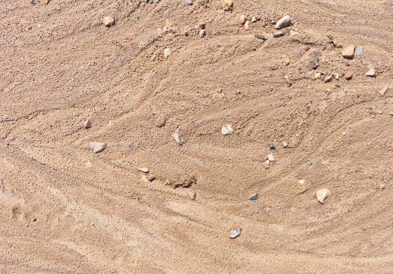 Sand on the Beach As an Abstract Background. Sand Deposits after Water ...
