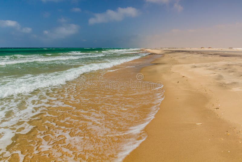 Sand Beach in Berbera, Somalila Stock Photo - Image of coastline, somalia: 255364002