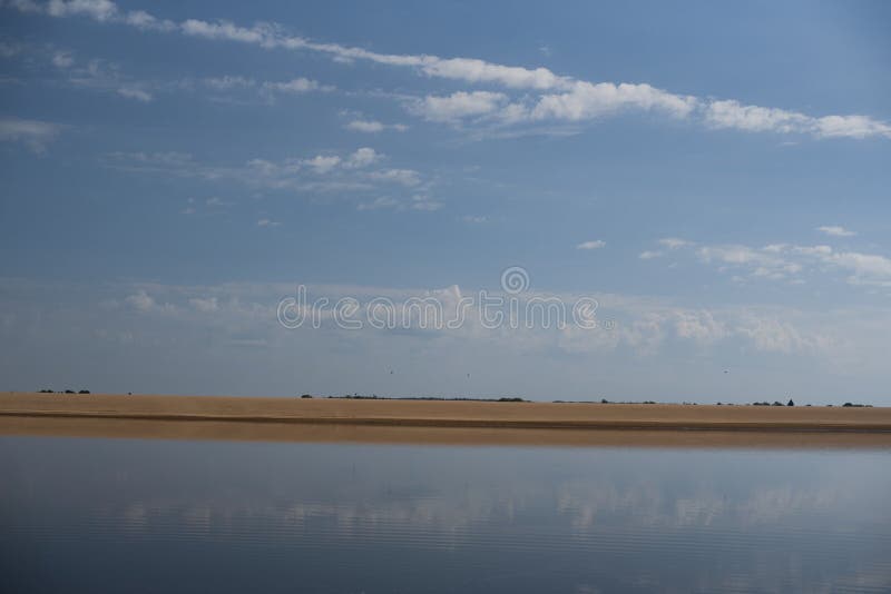 Sand beach. coastline stock image. Image of outdoors - 145428785