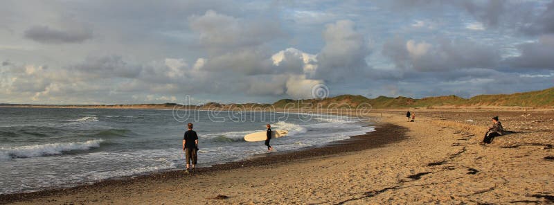 Sand Beach in Klitmoller, Cold Hawaii Stock Photo - Image of travel ...