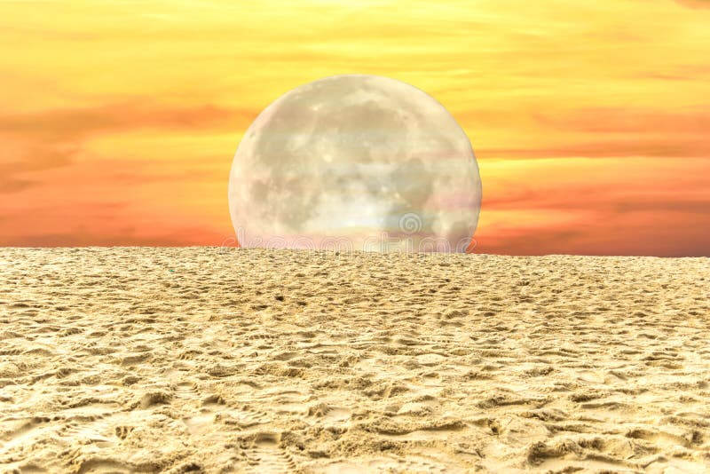 Abstract moon and sand stock image. Image of planet, sand - 25597411