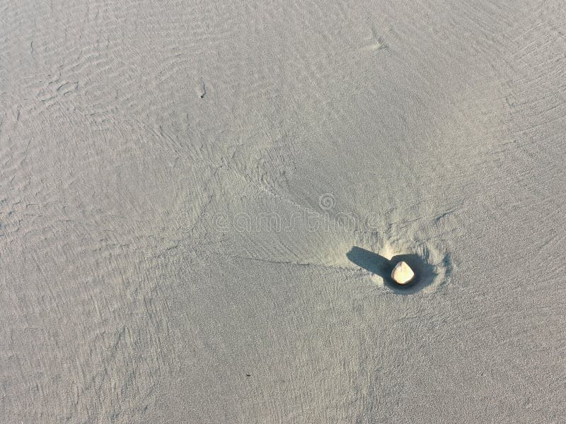 Sand on the Beach, Shadows and Sun Light on Sand, Wind Pattern on Sand ...
