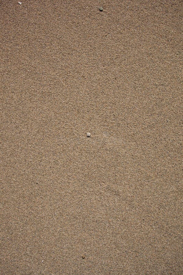 The Sand of the Beach with Some Shells and Pebbles Stock Image - Image ...