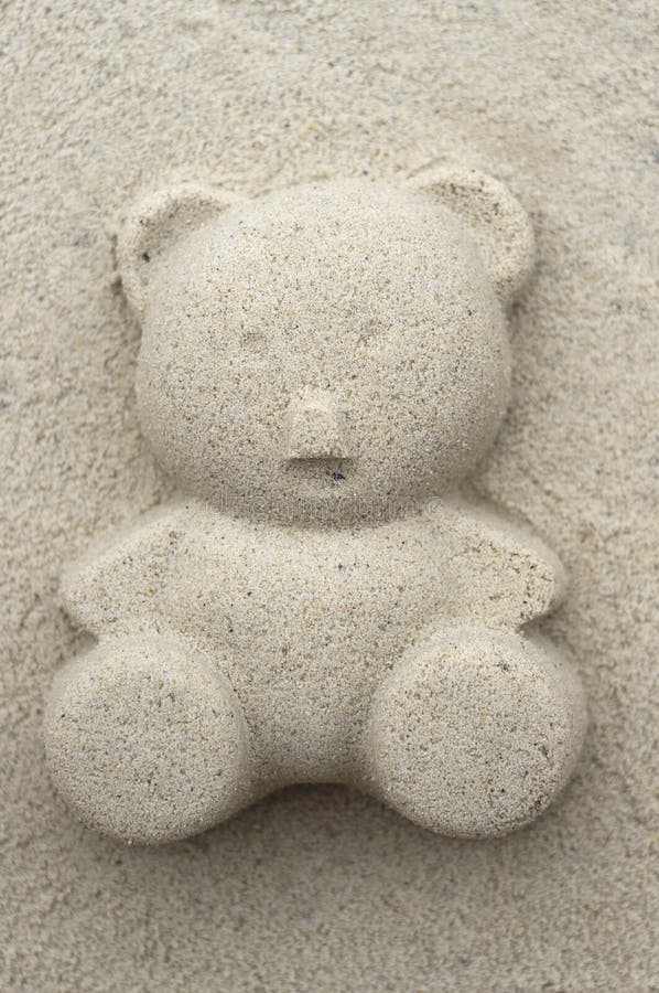 Sand bear stock photo. Image of sand, bear, cute, small - 29073558