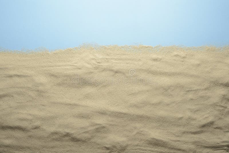 Sand and blue background stock photo. Image of overhead - 234808782
