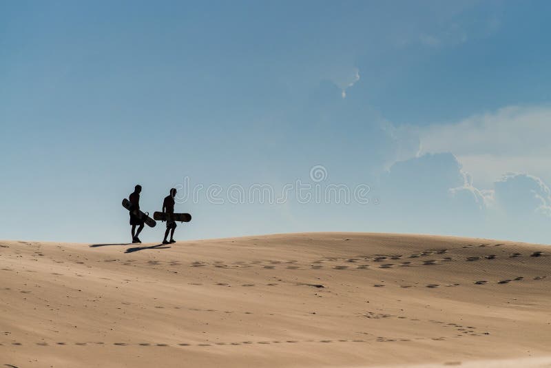 Sand boarding stock image. Image of sand, nature, sandboards - 50210777