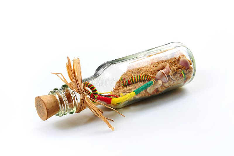 Sand in a bottle stock image. Image of colors, events - 20526051